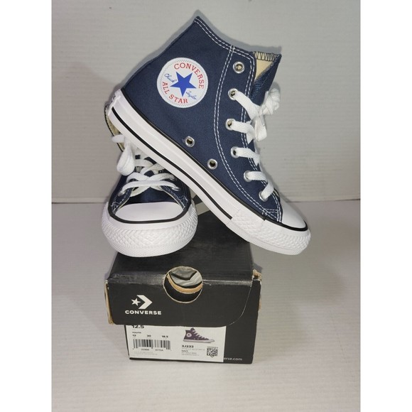 Converse | Shoes | Converse Sneakers Youth 25 All Star Navy Blue Canvas ...